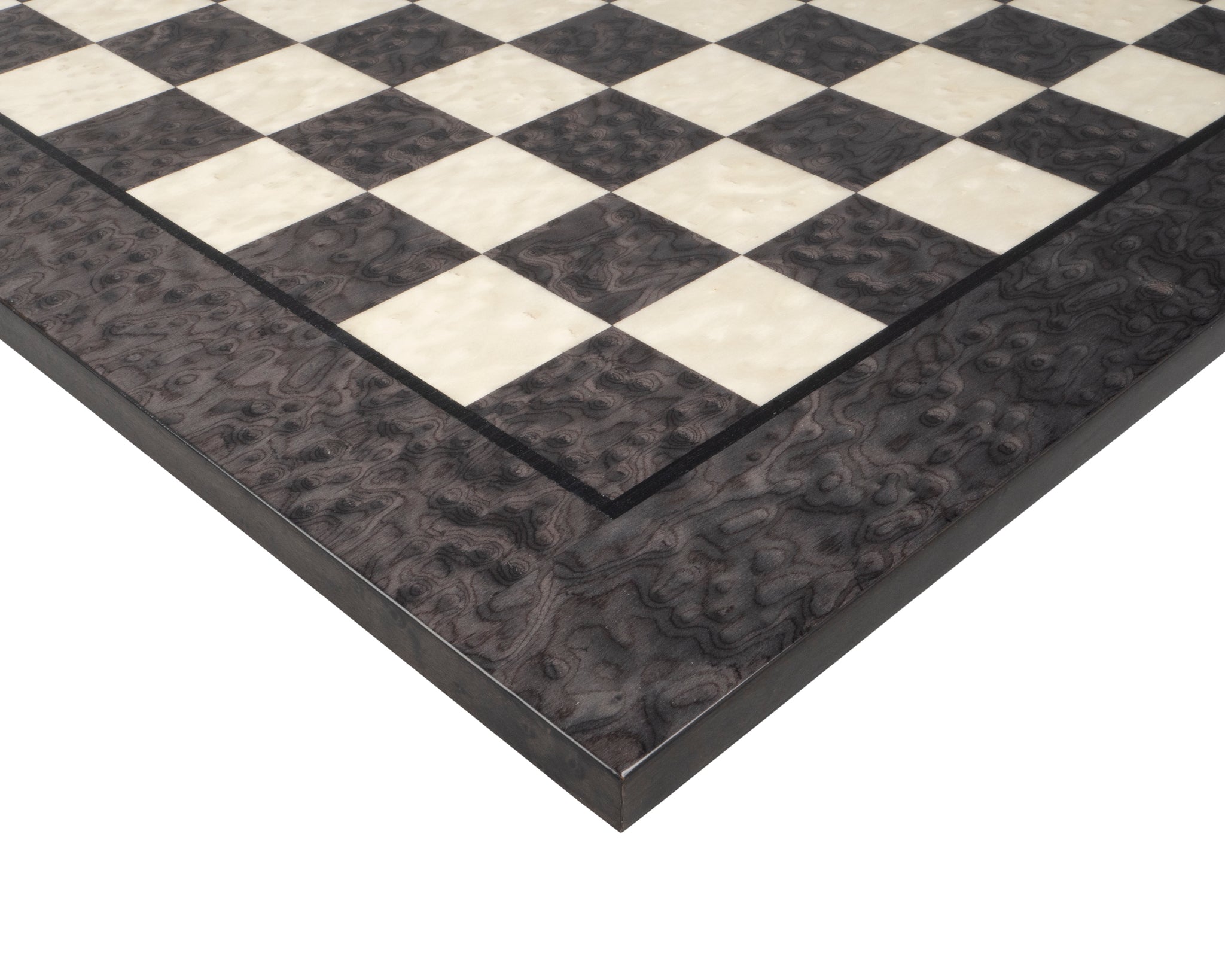 Luxurious Italian Grey Erable Chess Board â€“ 51 cm